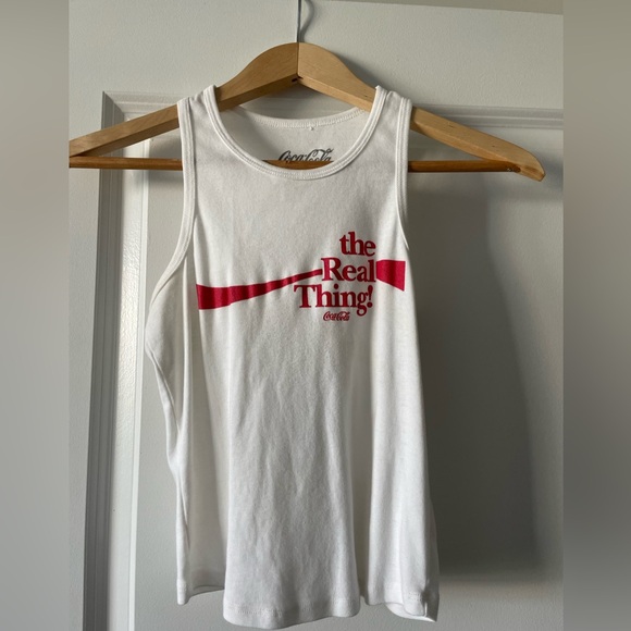 Coca Cola | Tops | Coca Cola Its The Real Thing Womens Crop Tank Top ...